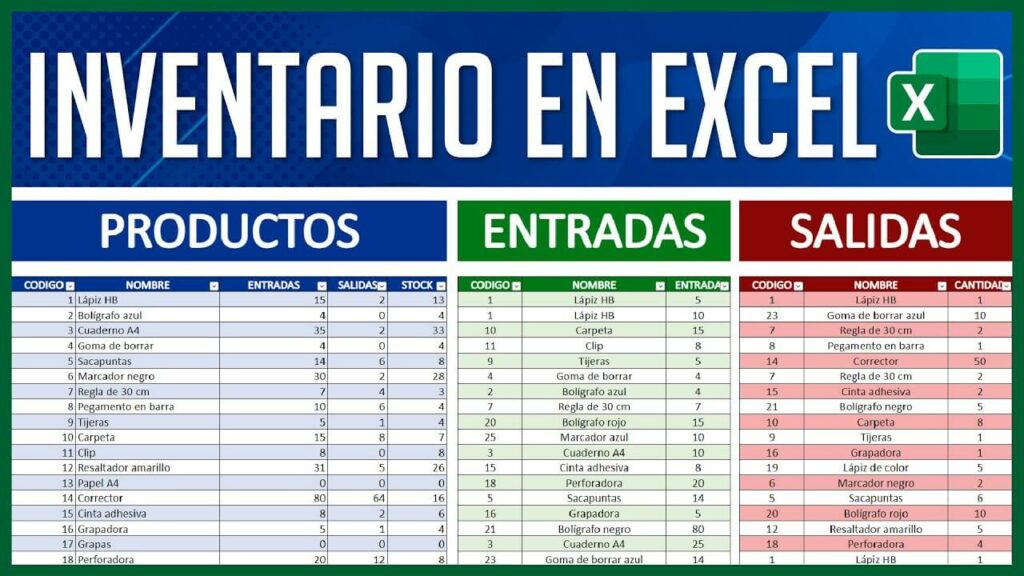 Cómo hacer un inventario en Excel [Plantilla incluida]
